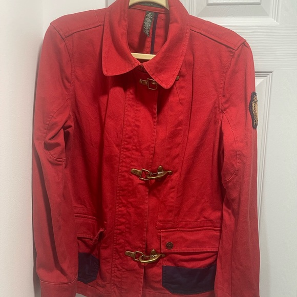 Ralph Lauren | Jackets & Coats | Womens Red Medium Ralph Lauren Fireman ...